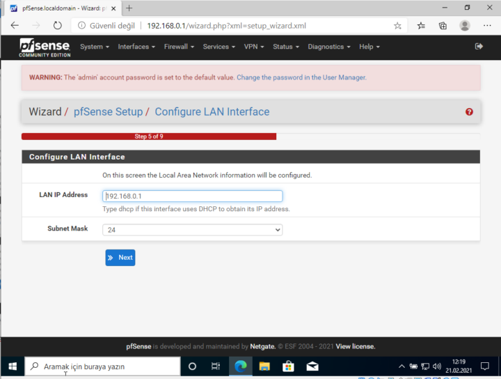 Lan ve Wan Ayarları (İlk Ayarlar) – Ferhat OKTAY